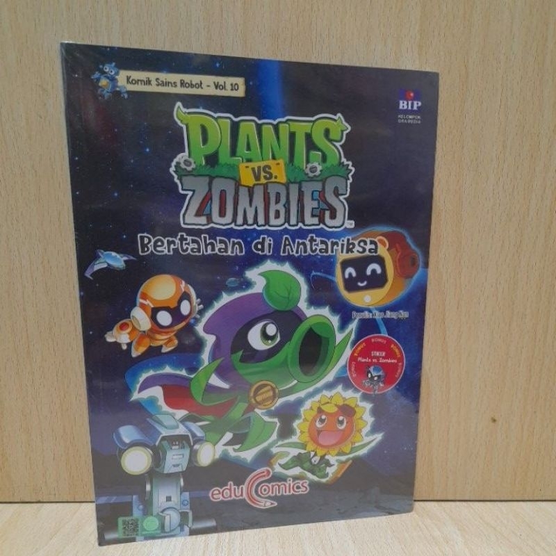 Jual Komik Sains Robot vol 10.Plants vs zombies. Bertahan di Antariksa ...