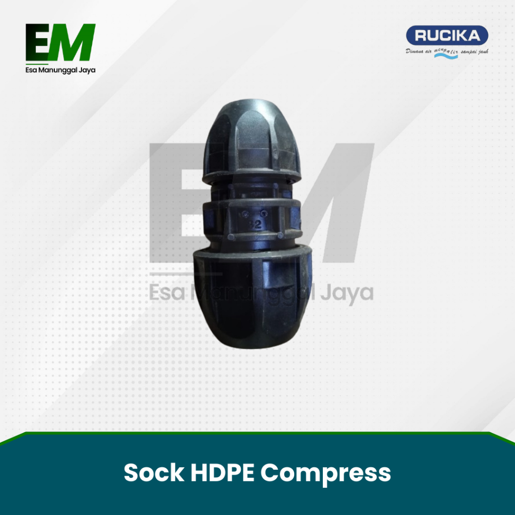 Jual Sock HDPE 50mm Compress / Coupler HDPE 1 1/2 Inch | Shopee Indonesia