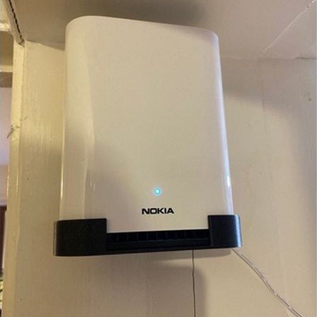 Jual Wall Mount Bracket Nokia Beacon 1 Wifi Router Stand Holder Dinding ...