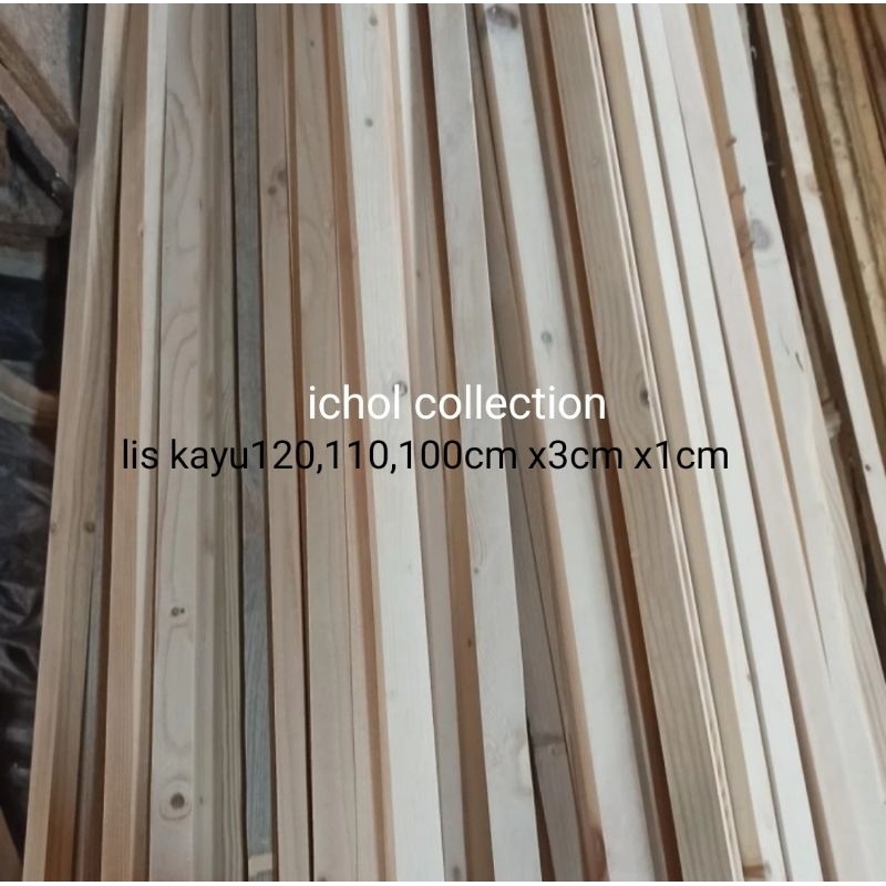 Jual kayu reng / lis kayu jati belanda 3x1 sudah di amplas / wall panel ...