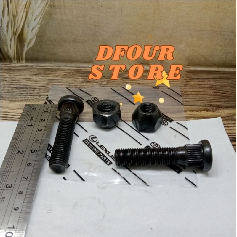 Jual Baut Roda Panjang 6cm Innova Kijang 5k Avanza Vios Yaris | Shopee ...