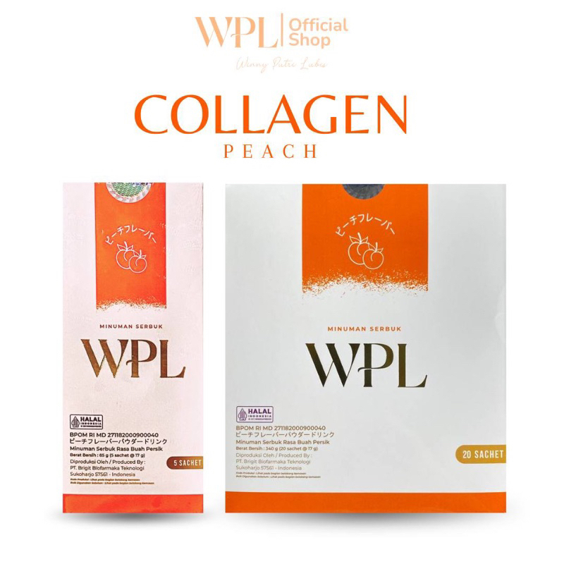 Jual WPL Collagen Peach with wallet Birdnest | Shopee Indonesia