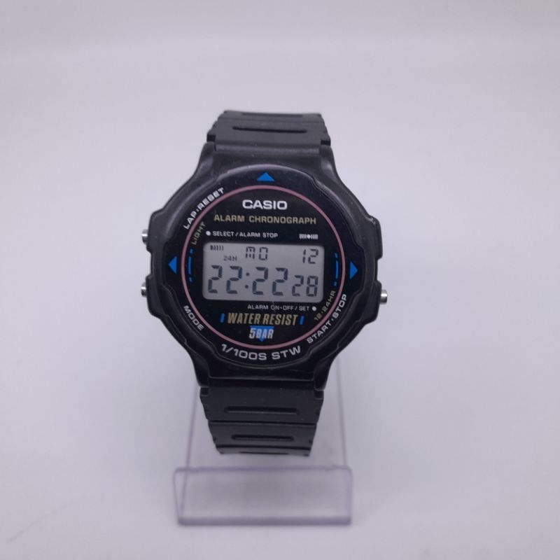 Jual Jam tangan original Casio alarm chronograph W 78 | Shopee Indonesia