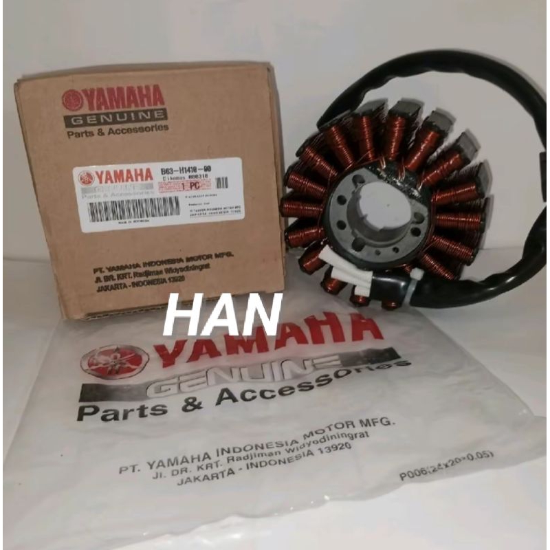 Jual SPULL STATOR B63 YAMAHA AEROX 155 LEXI KABEL PENDEK | Shopee Indonesia