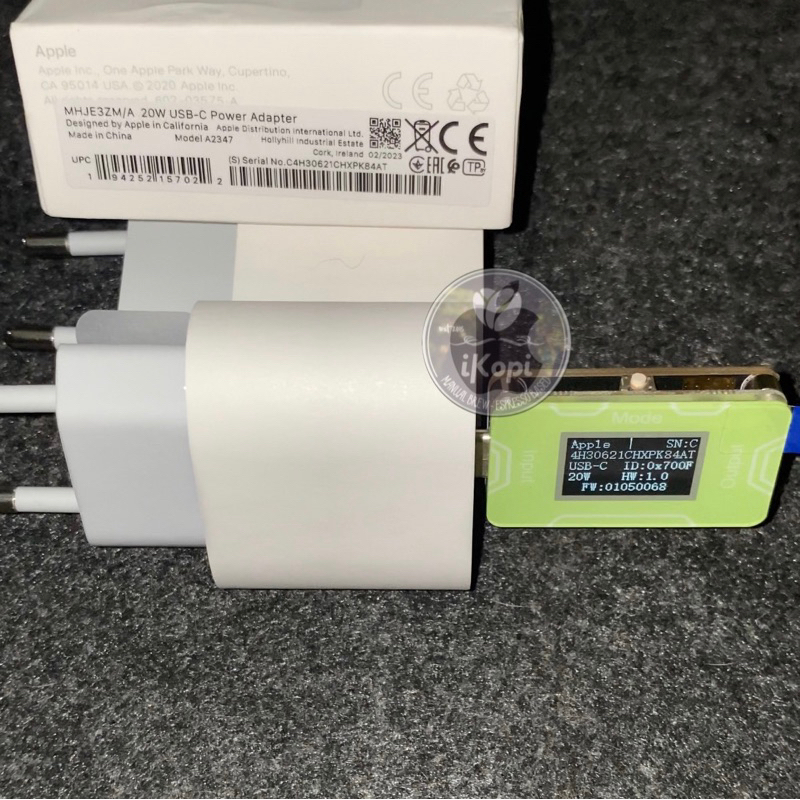 Jual USB-C 20W 20 WATT 20watt POWER ADAPTER APPLE kaki 2 indo iBox ...