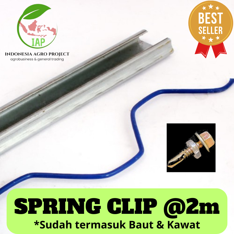 Jual Spring klip / Springclip / Springklip Penjepit Plastik UV / (Per ...