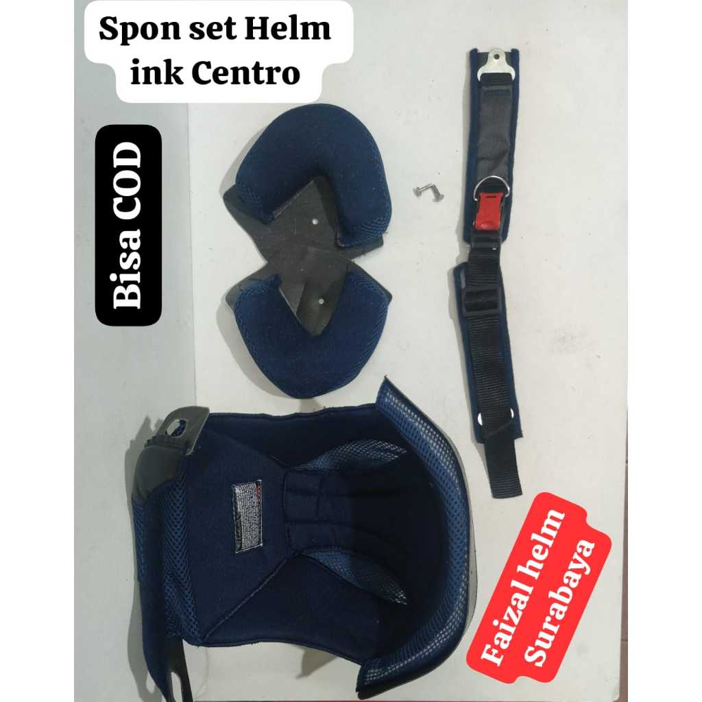 Jual BUSA SPON HELM INK CENTRO SET PNP LANGSUNG PASANG | Shopee Indonesia