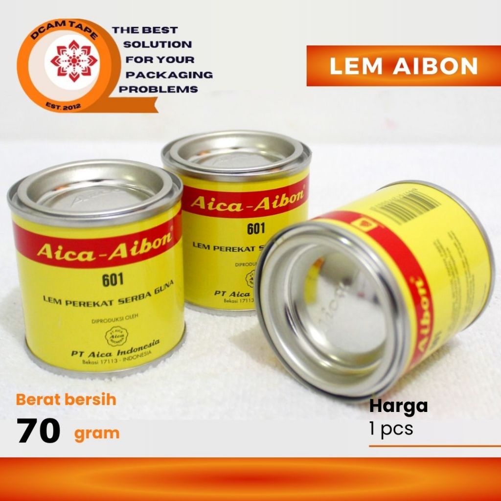 Jual Lem Aibon Lem Aica Aibon Kaleng 70 GR Lem Kuning Serbaguna ...