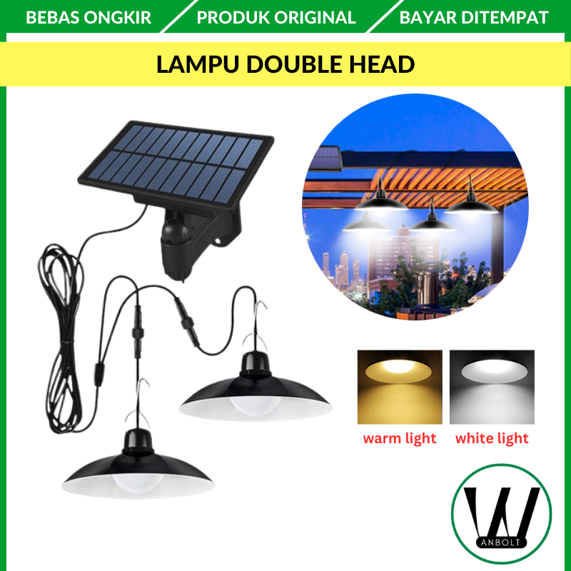 Jual 2 bulbs/138LED Lampu solar IP65 lampu matahari Dengan kendali ...