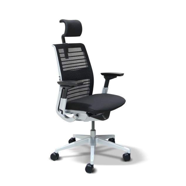 Jual STEELCASE Think Metallic with Headrest - Working Chair - Ergonomic ...