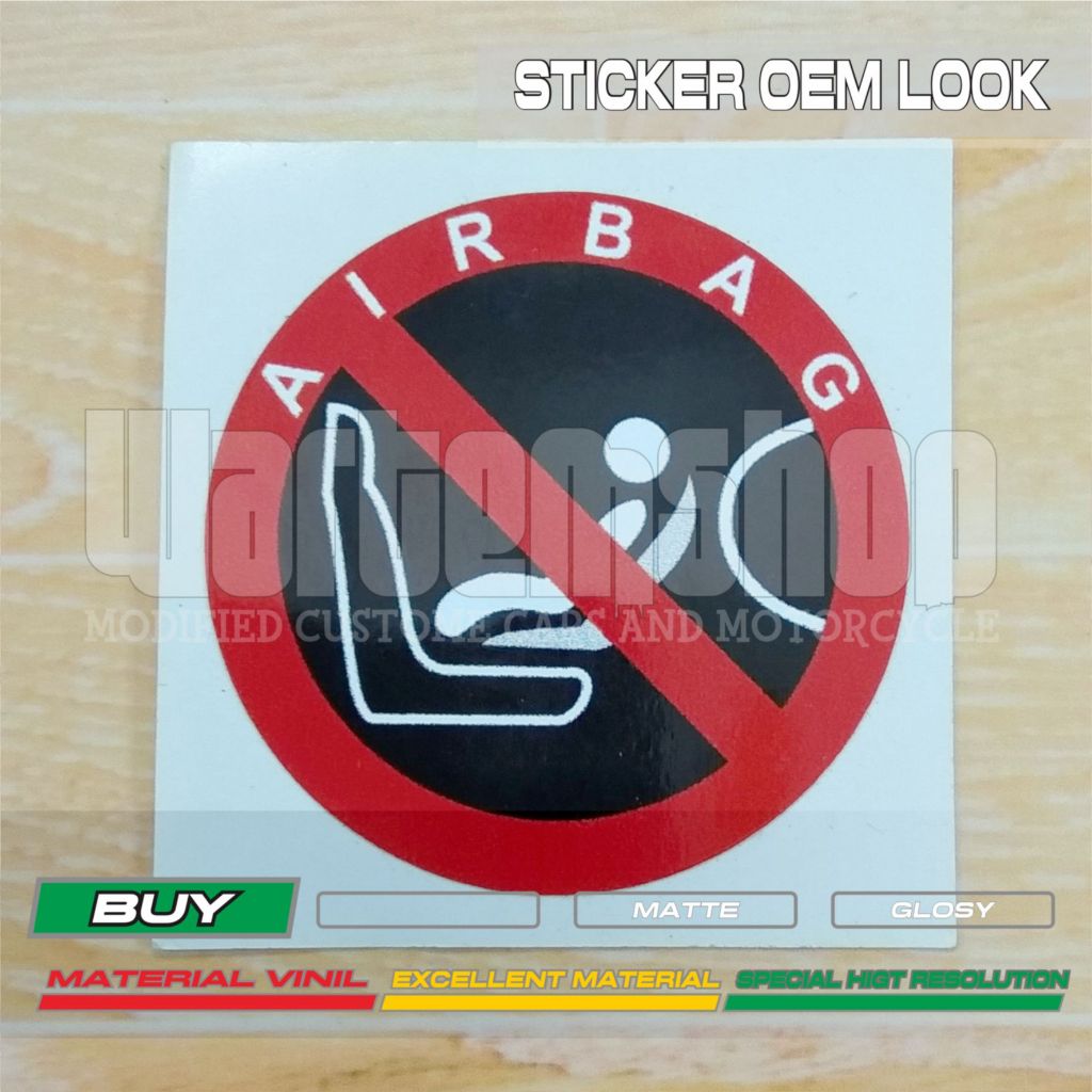 Jual Stiker Airbag ( Warning Sign ) | Shopee Indonesia