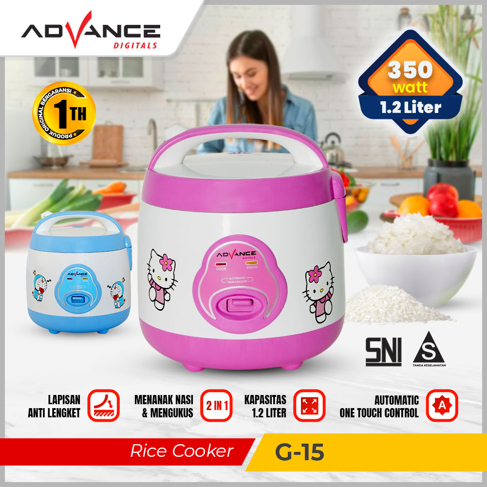 Jual Advance Rice Cooker A12 G15 1.2L / G20 1.8L Magic Jar / Magic Com ...