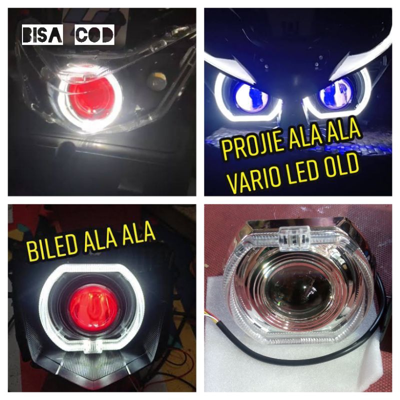 Jual lampu ala ala biled all motor mobil 12 volt ukuran besar 4,5 inch ...
