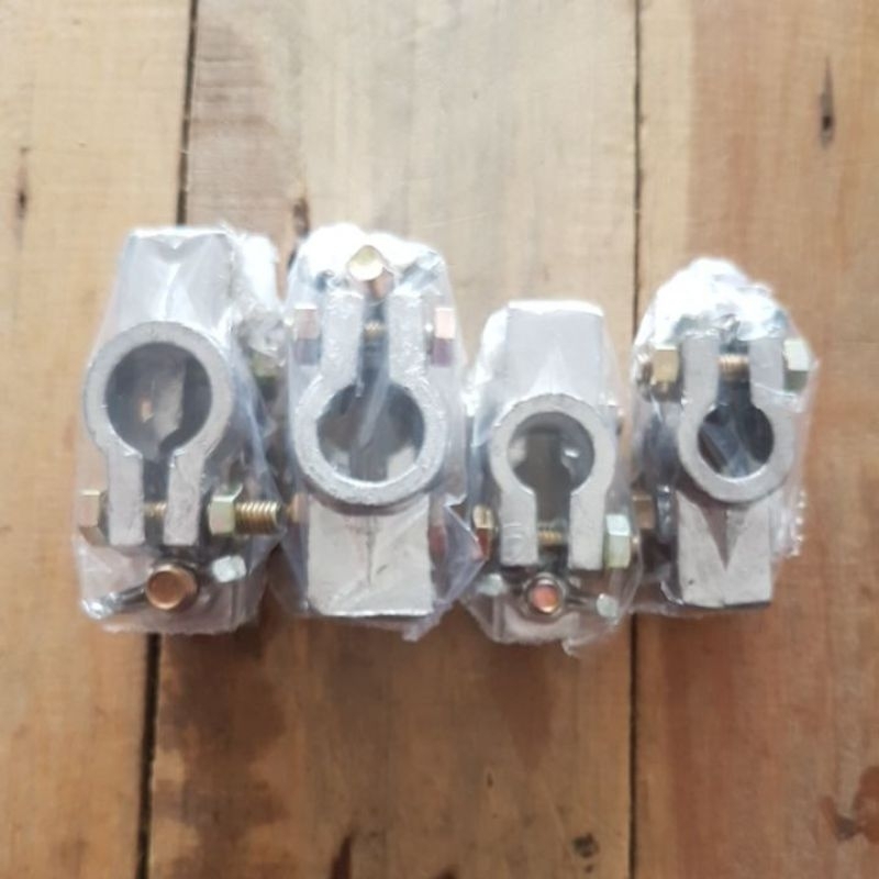 Jual klem nepel aki timah kualitas bagus ukuran besar / kecil | Shopee ...