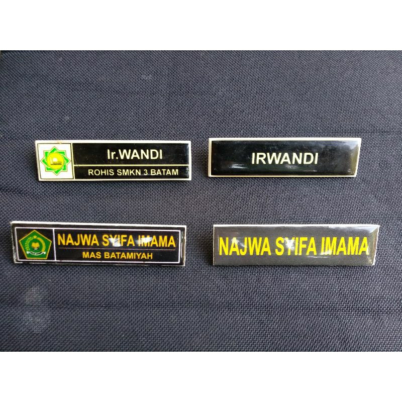Jual Name Tag Custom | Shopee Indonesia