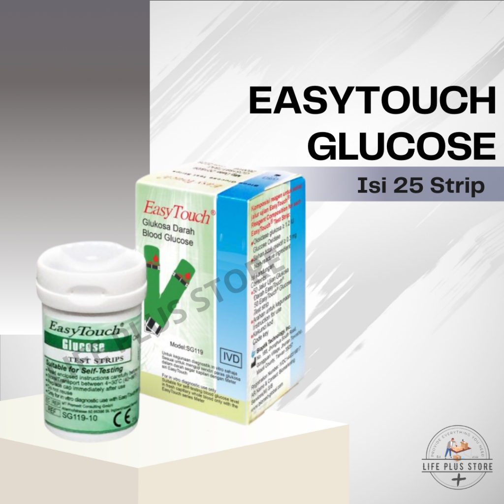 Jual Easy Touch Glucose / Easytouch Gula Darah 25 test strips | Shopee ...