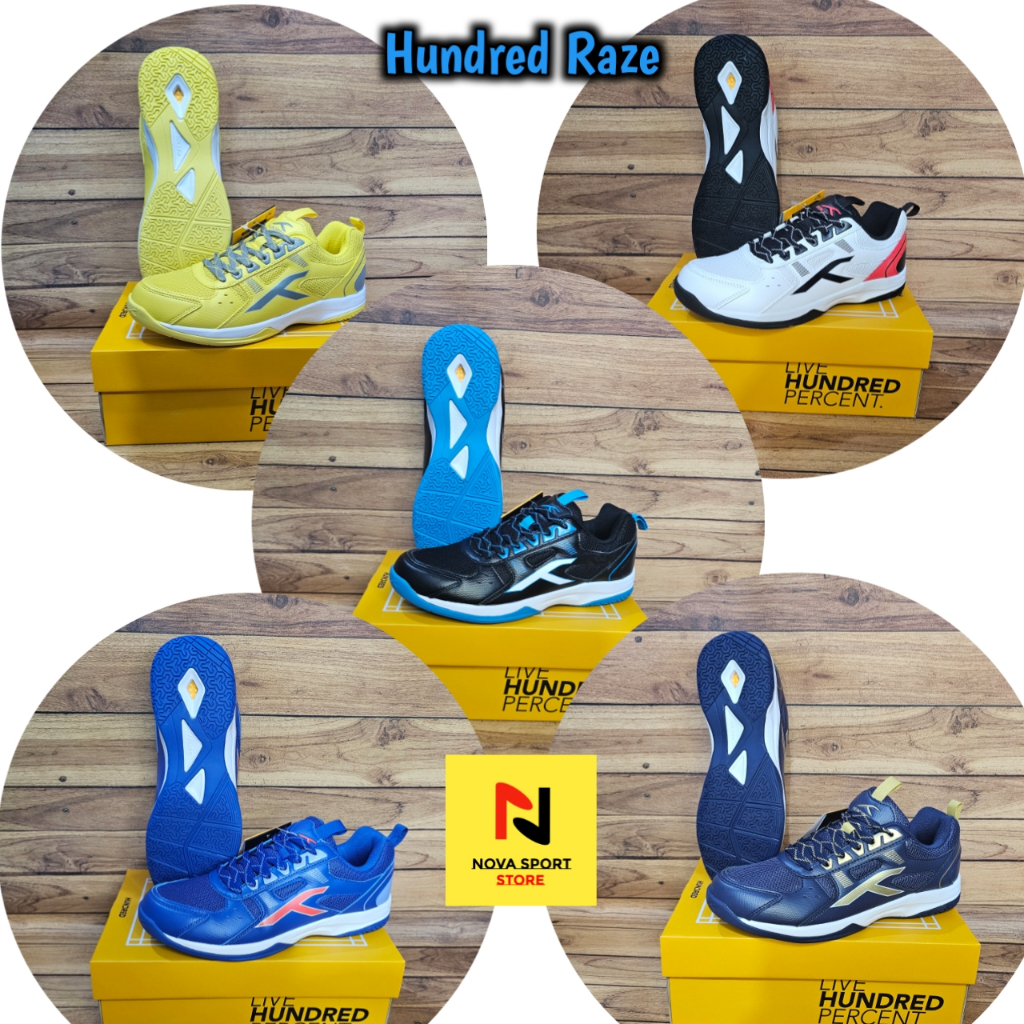 Jual Hundred Sepatu Badminton Raze | Shopee Indonesia