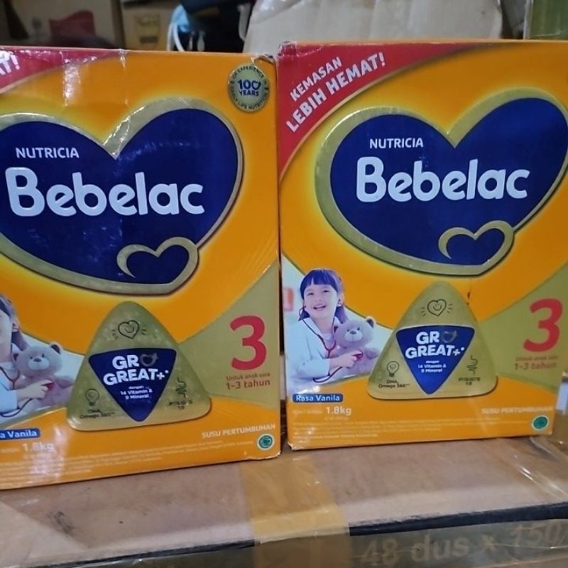 Jual BEBELAC 3 MADU VANILA 3KG | Shopee Indonesia