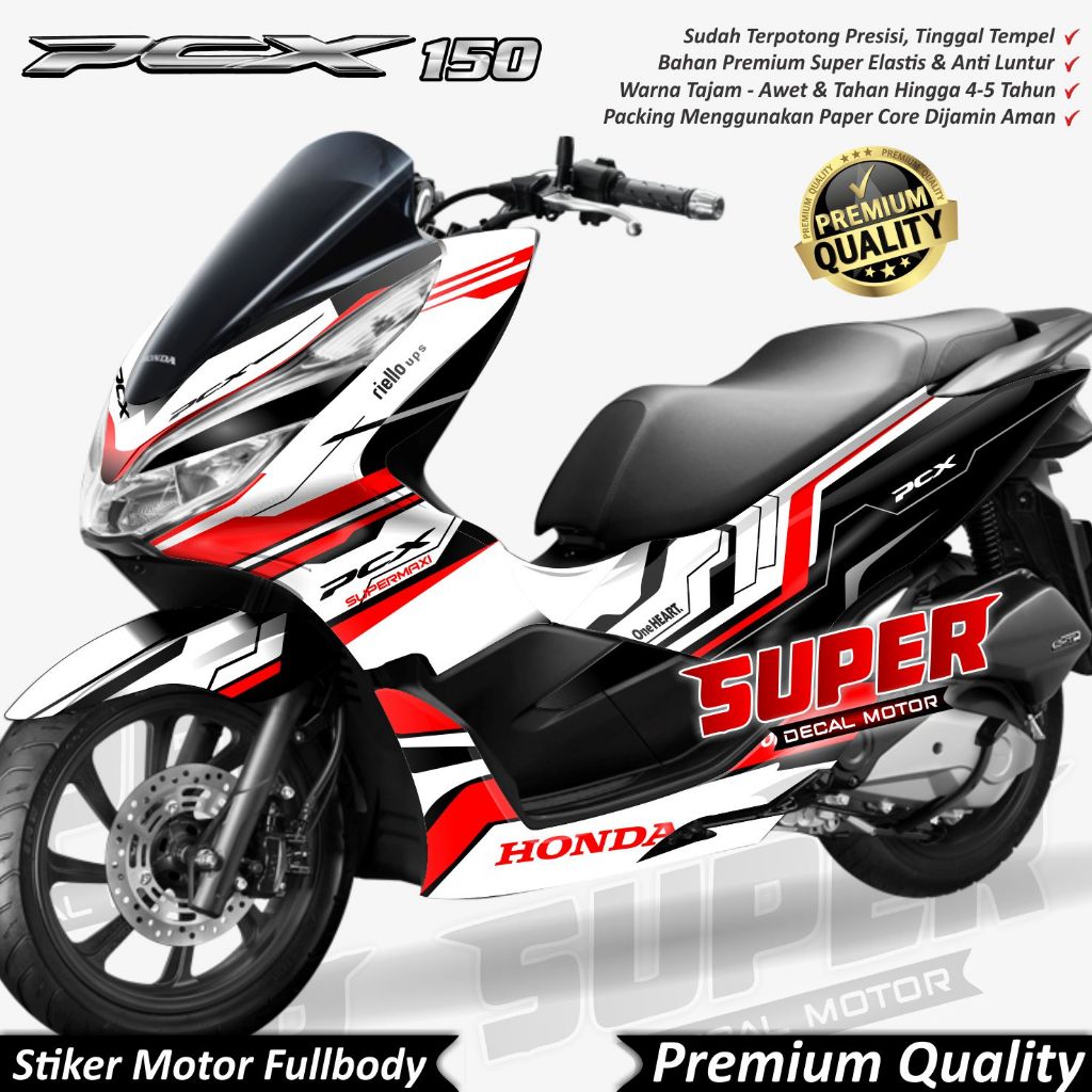 Jual Stiker Decal Honda PCX 150 2018 2019 2021 Full Body Variasi Konsep ...