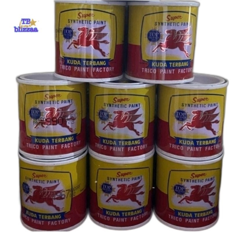 Jual Cat Kuda Terbang Kecil 0.1LTR Aneka Warna Cat Kayu Besi Kuda ...
