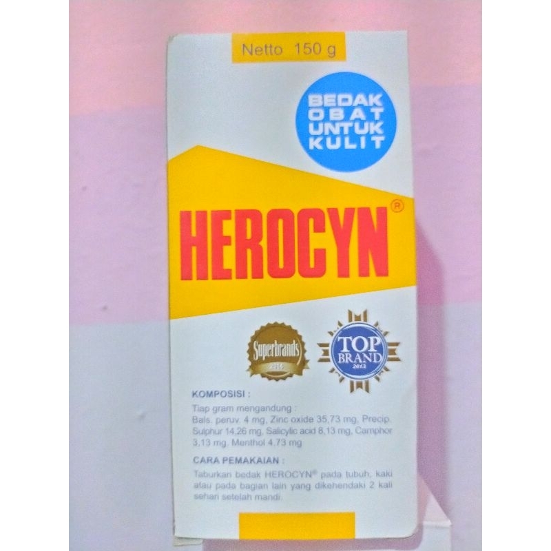 Jual Herocyn Medicated Skin Powder 150 g | Shopee Indonesia
