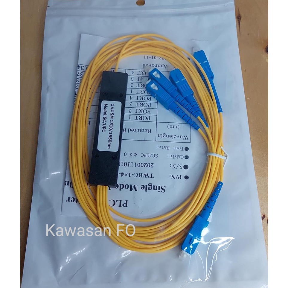Jual NEW VARIAN Modular Mini Passive Splitter 1 4 SC UPC Splitter 14 ...