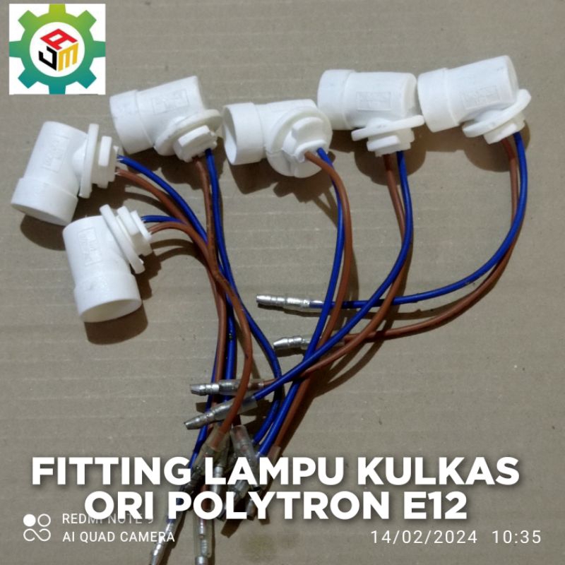 Jual FITTING LAMPU KULKAS ORIGINAL POLYTRON E12 SESUAI GAMBAR | Shopee Indonesia