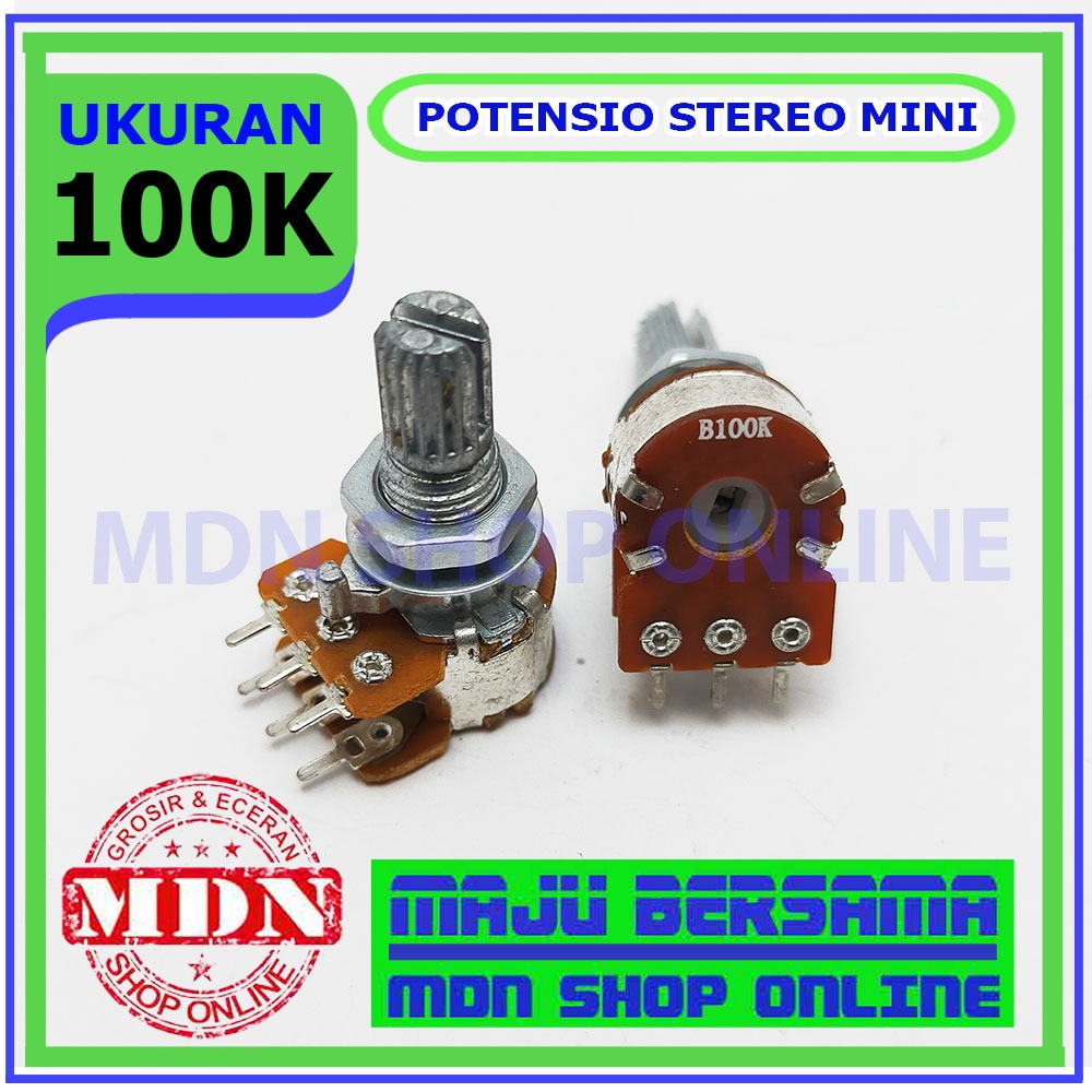 Jual Potensio Mini 10k 20k 50k 100k stereo Bagus | Shopee Indonesia