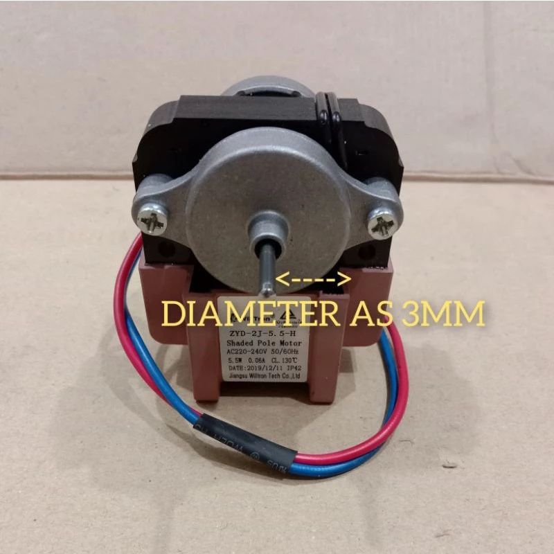 Jual FAN MOTOR KULKAS POLYTRON 2J-5.5H DINAMO KIPAS KULKAS / FAN KIPAS ...