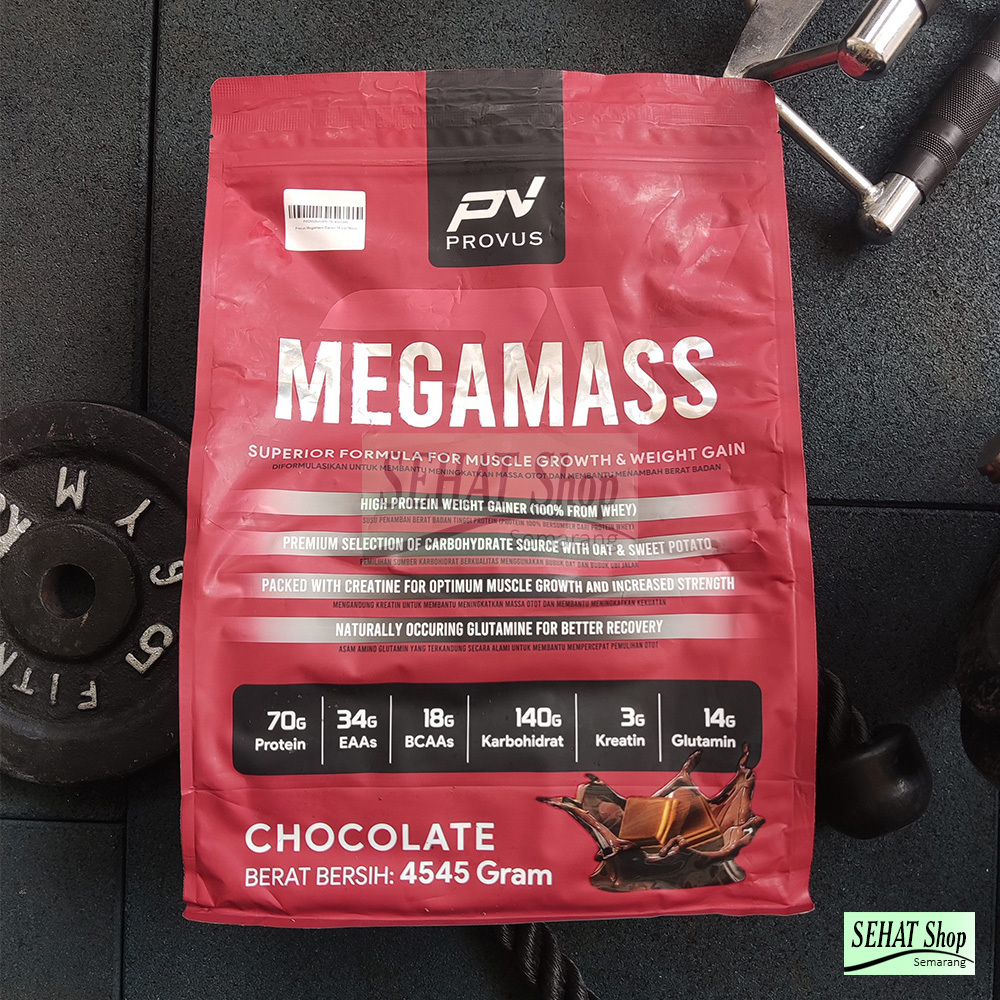 Jual Provus Megamass Gainer 10 Lbs 5.4 kg Mass Weigth Gainer Mega Mass ...
