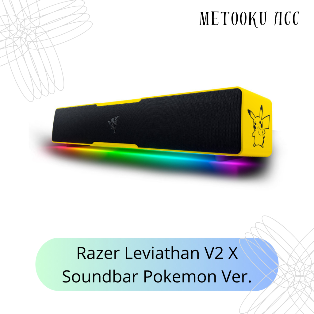 Jual Razer Leviathan V2 X Pokemon Edition PC Gaming Soundbar Speaker ...