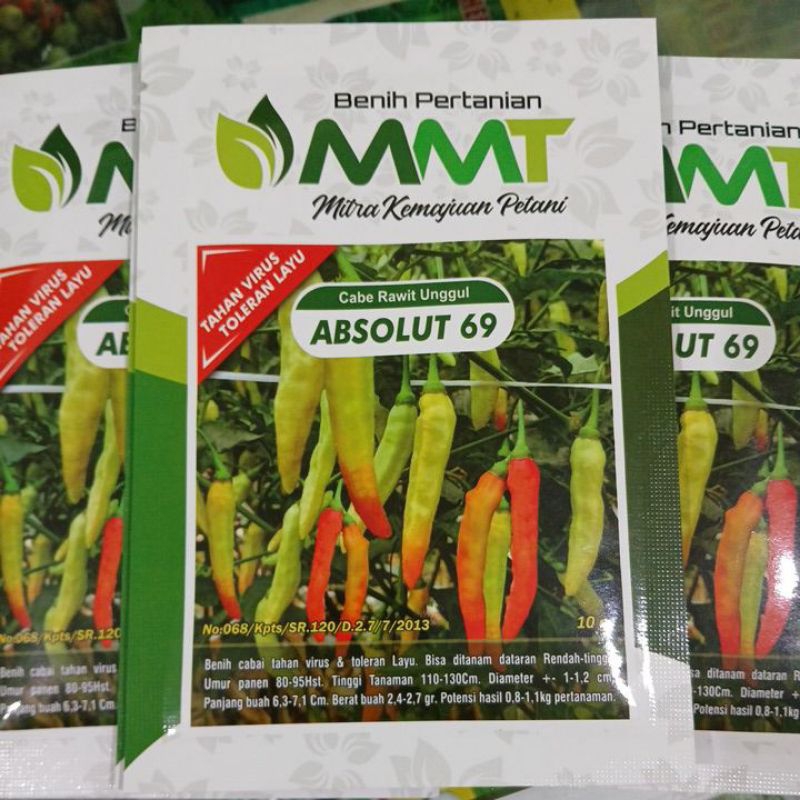 Jual Benih Cabe Rawit ABSOLUT 69 10 Gram MMT | Shopee Indonesia