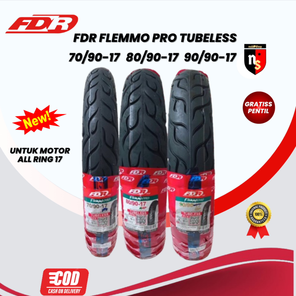 Jual Fdr Flemmo Pro Ring 17 Ban Tubeless (TL) | Shopee Indonesia
