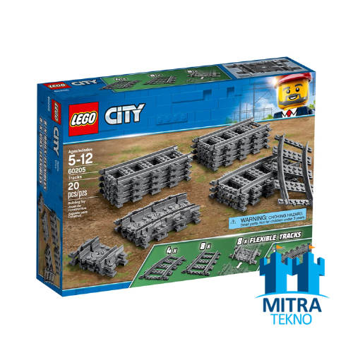 Jual LEGO City 60205 - Tracks | Shopee Indonesia