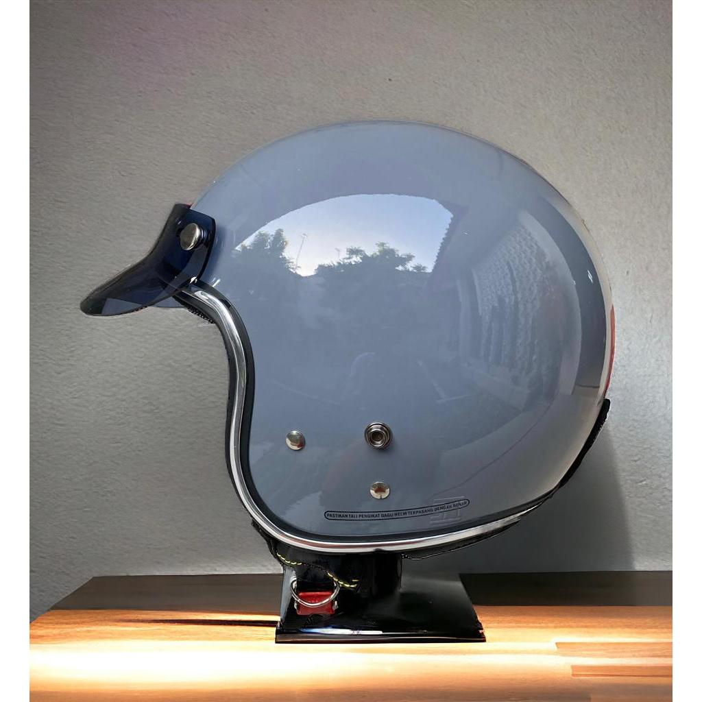 Jual Helm List Chrome free Kardus Helm Kualitas SNI Busa Knockdown ...