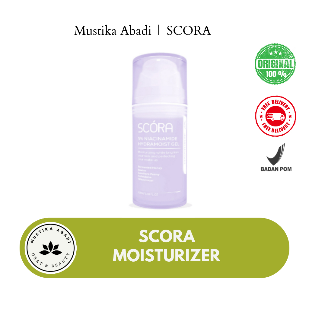 Jual SCORA 5% Niacinamide Hydramoist Gel 100ml Pelembab Wajah yang ...