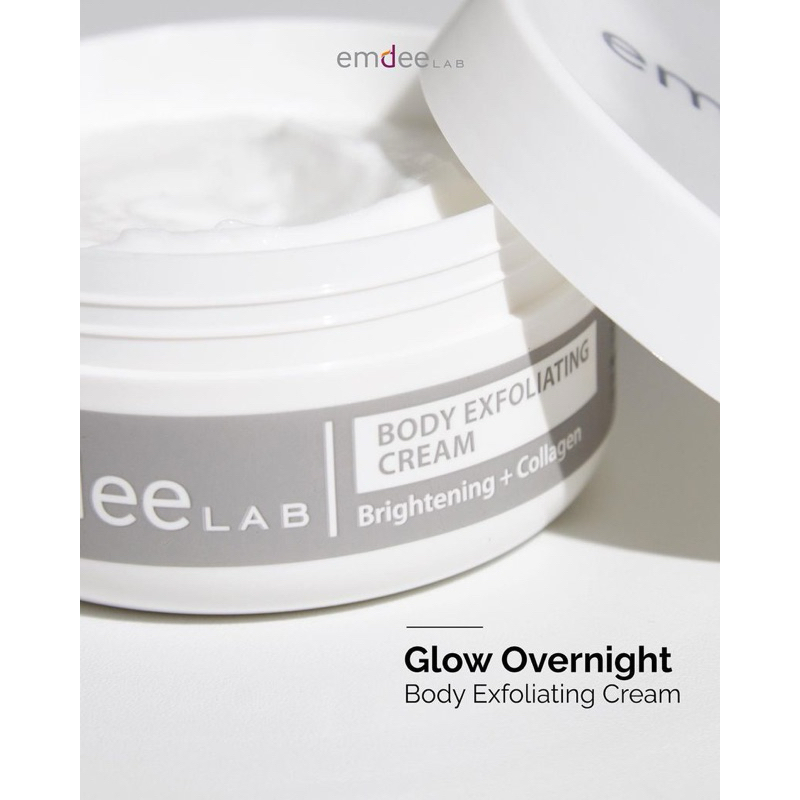 Jual Jastip Emdee Lab Body Exfoliating Cream (Night) | Shopee Indonesia