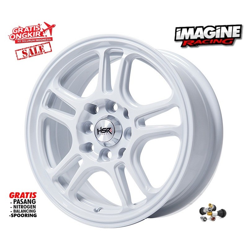 Jual VELG MOBIL RACING HSR NX SPO R14 XENIA VELOZ VIOS CONFERO BRIO KARIMUN AIR EV LANCER DATSUN ...