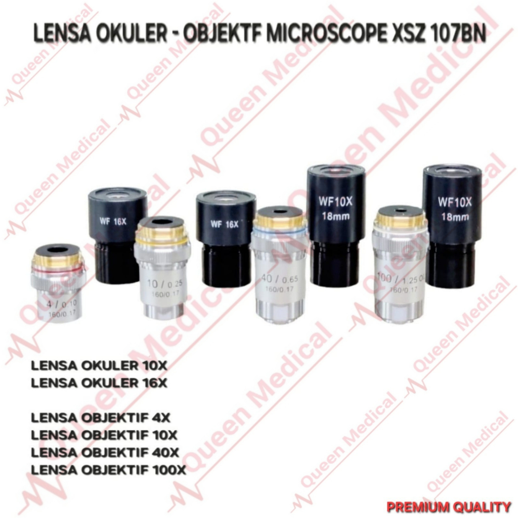 Jual Lensa Binokuler Okuler 10x - 16x | Objektif/Objective 4x - 10x ...
