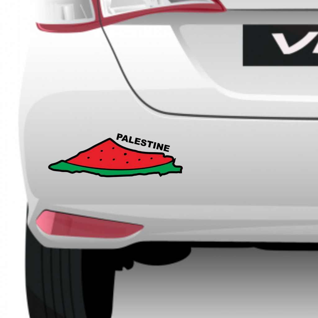 Jual cutting stiker mobil palestina sticker free palestine gaza stiker ...