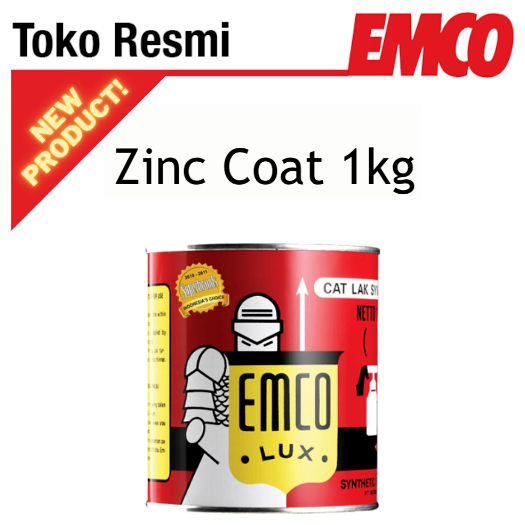 Jual Cat Dasar Galvanis Zinc Coat Emco 1kg Cat Baja Ringan Seng ...
