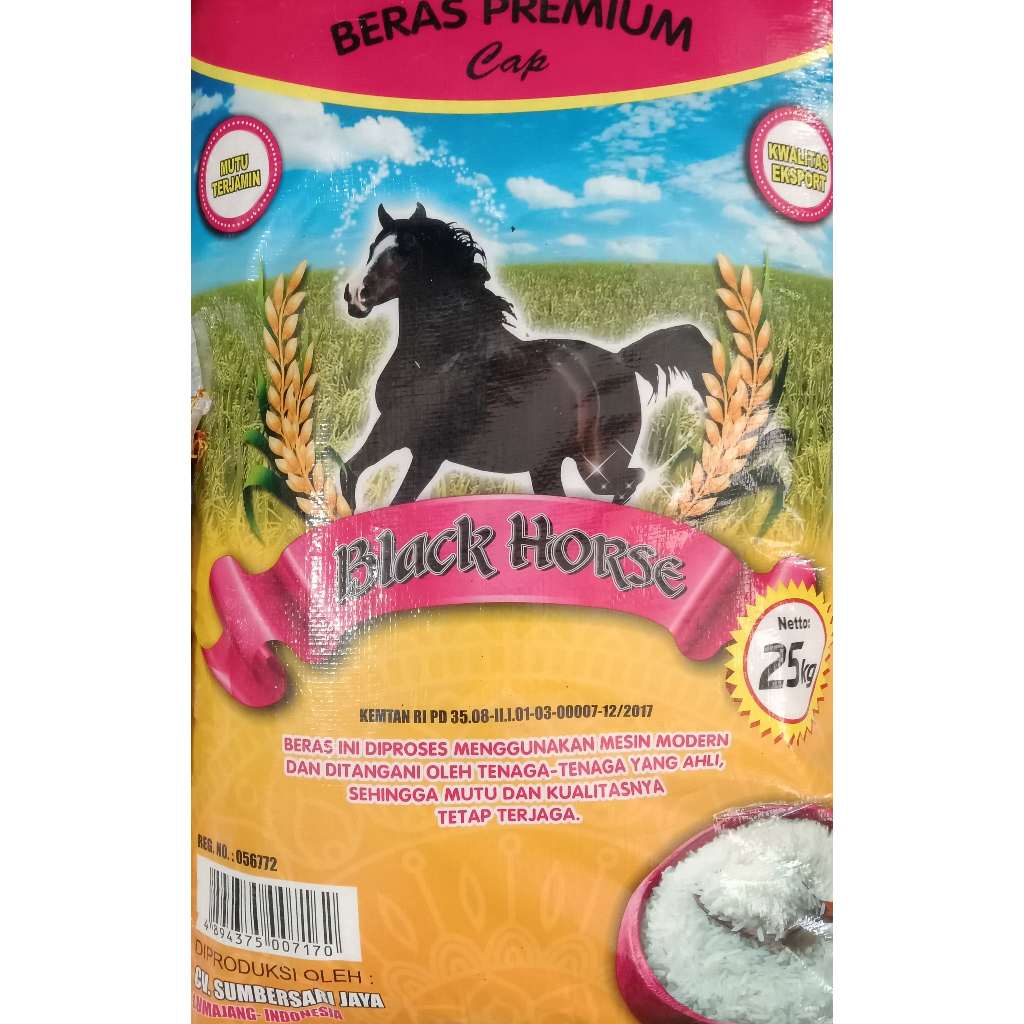 Jual BERAS KUDA HITAM PREMIUM 5KG | Shopee Indonesia