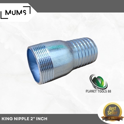 Jual PT88-King Nipple 2 Inch Nepel Selang Galvanis Sambungan Pipa Npt 2 ...