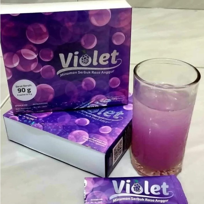 Jual Violet Collagen Drink Basu Suplemen Pemutih Badan | Shopee Indonesia
