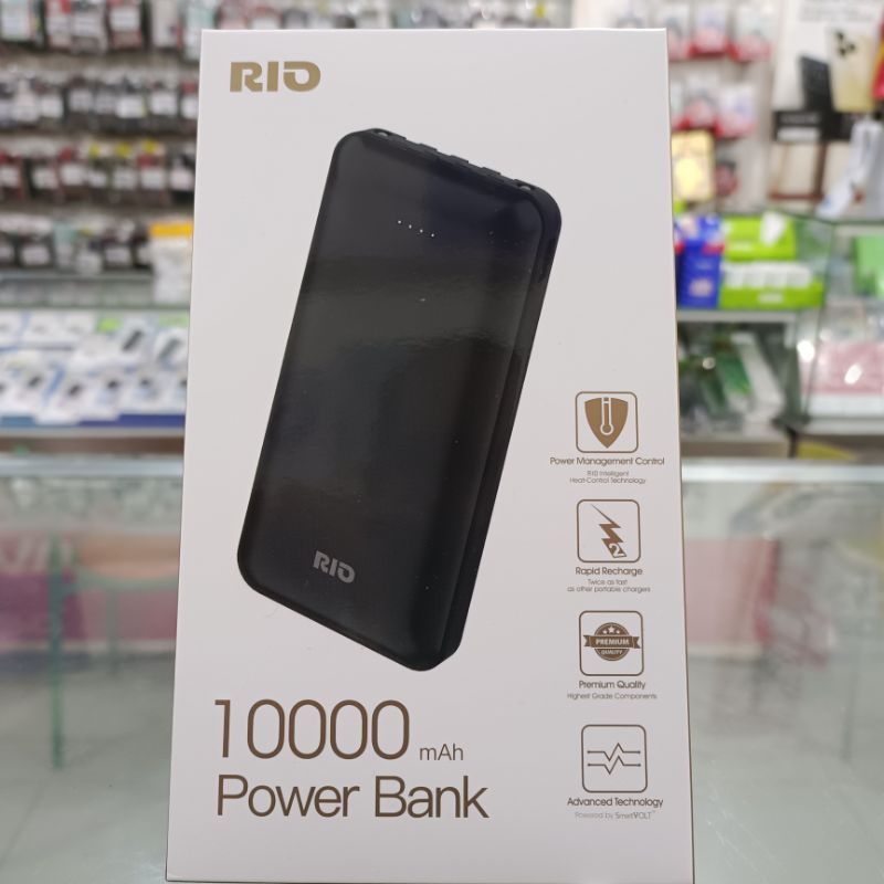 Jual PowerBank 10.000mAh Rio Hitam | Shopee Indonesia