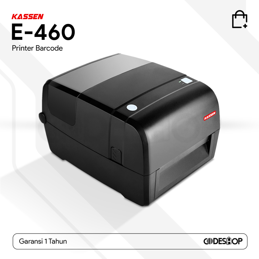 Jual Kassen E460 Barcode Printer Cetak Label Resi Thermal 203dpi | Shopee Indonesia