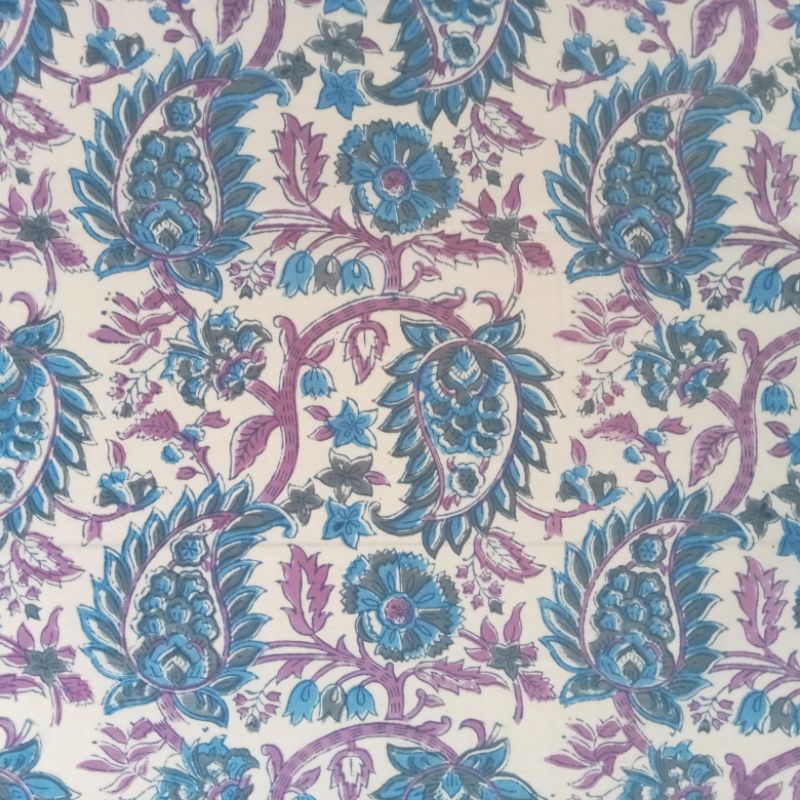 Jual Kain katun Kain India Hand Block Print From INDIA dijual per 50cm ...