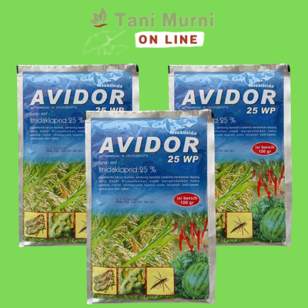 Jual AVIDOR 25 wp 100 Gram Insektisida Hama Wereng | Shopee Indonesia
