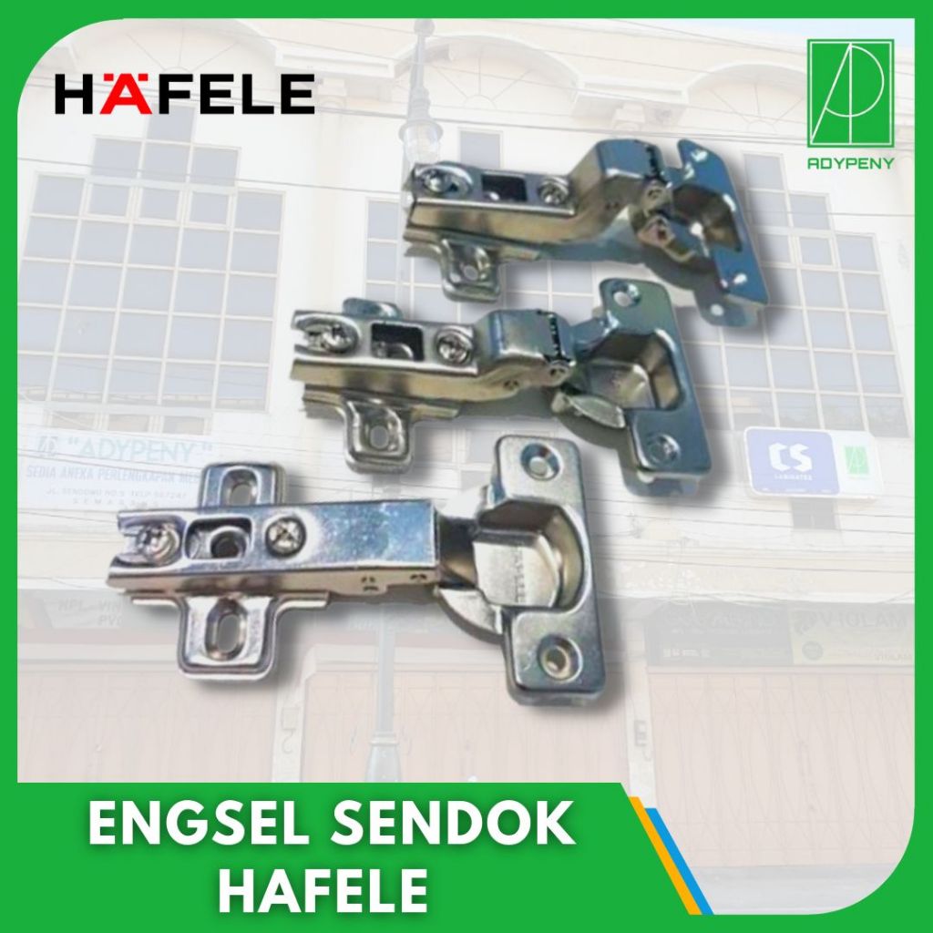 Jual Engsel Sendok Hafele Cabinet Lemari Lurus 1/2 Tekuk Full Tekuk ...