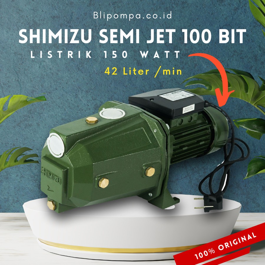 Jual Pompa Shimizu Semi Jet 100 BIT 150 Watt | Shopee Indonesia